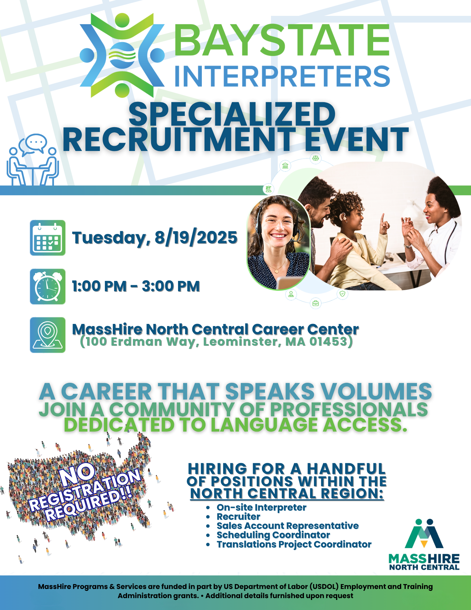 OPEN POSITIONS- CHECK IT OUT! - MassHire North Central Career Center